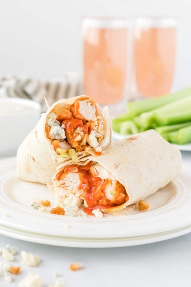 Easy Buffalo Chicken Wrap | Everyday Family Cooking