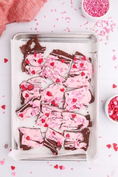 Easy Valentine's Day Chocolate Bark Recipe | Everyday Family Cooking
