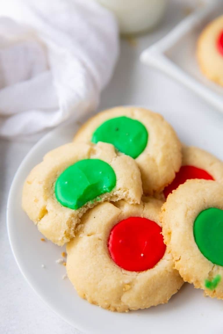 Easy Iced Thumbprint Cookies | Everyday Family Cooking