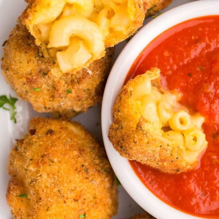 Fried Mac And Cheese Triangles