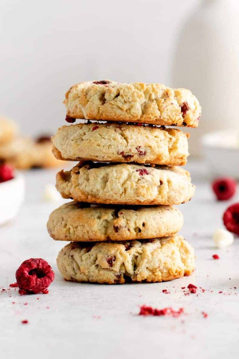 Raspberry Cheesecake Cookies | Everyday Family Cooking