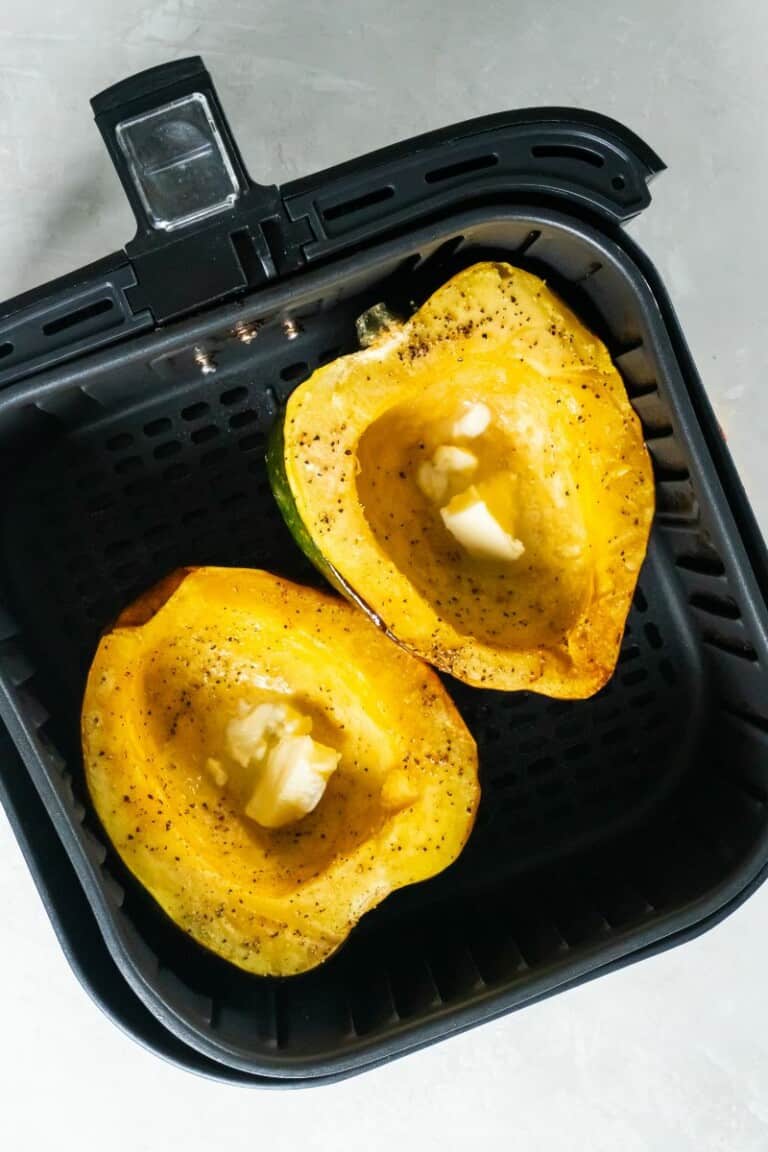 Easy Acorn Squash Air Fryer Recipe | Everyday Family Cooking