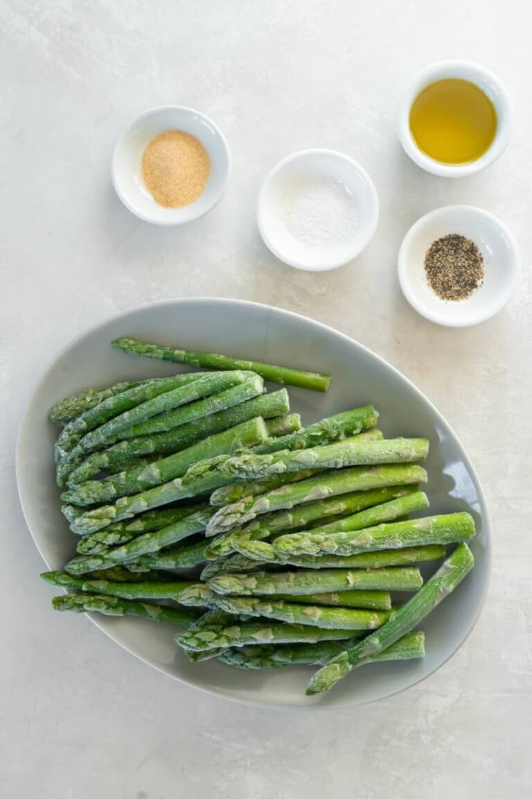 Air Fryer Frozen Asparagus | Everyday Family Cooking