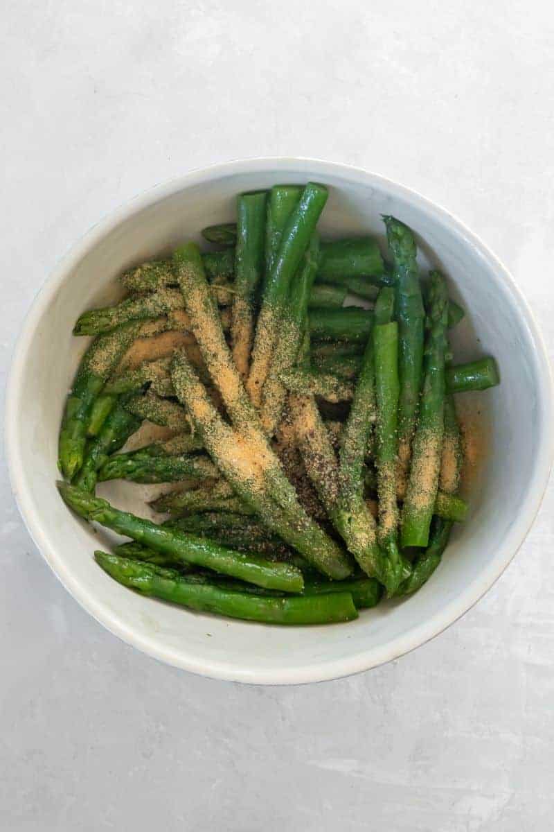 Air Fryer Frozen Asparagus | Everyday Family Cooking