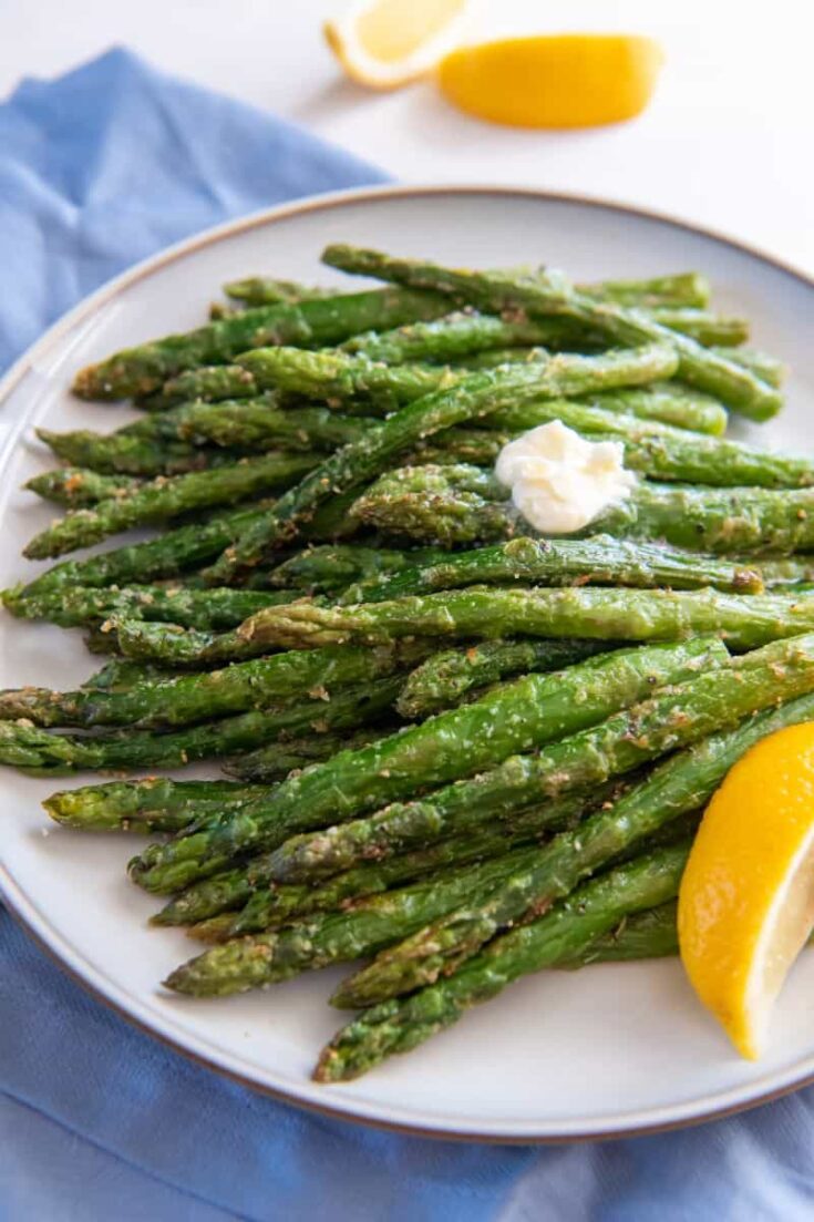 Air Fryer Frozen Asparagus | Everyday Family Cooking