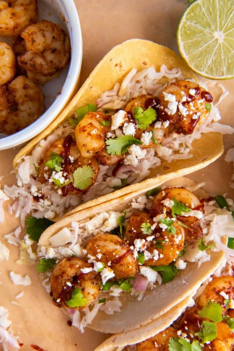 Air Fryer Shrimp Tacos | Everyday Family Cooking