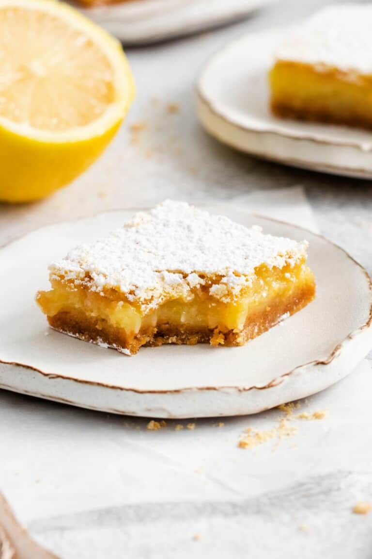 Lemon Bars With Graham Cracker Crust | Everyday Family Cooking
