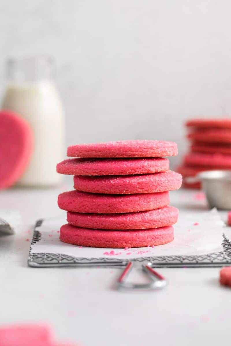 Pink Sugar Cookies | Everyday Family Cooking