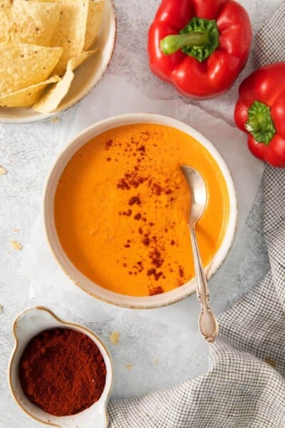 Smoky Red Pepper Crema | Everyday Family Cooking