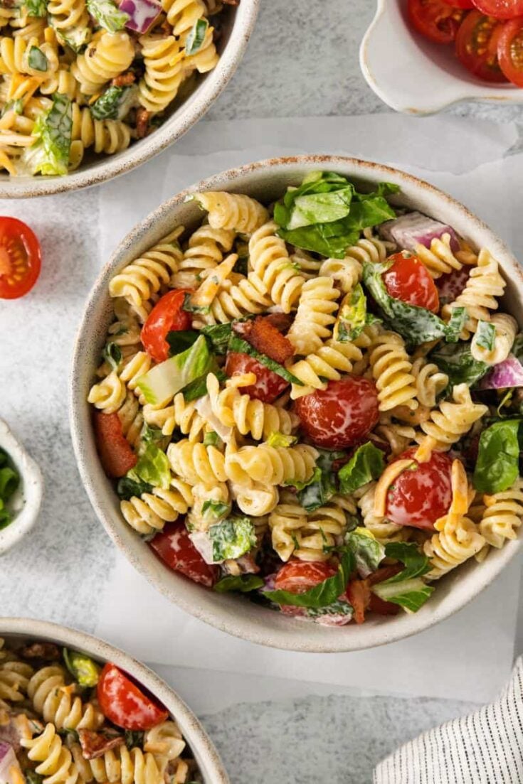 BLT Pasta Salad | Everyday Family Cooking