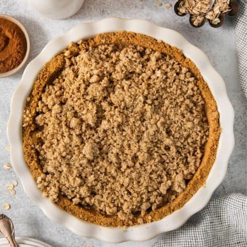 No Bake Apple Pie With Graham Cracker Crust