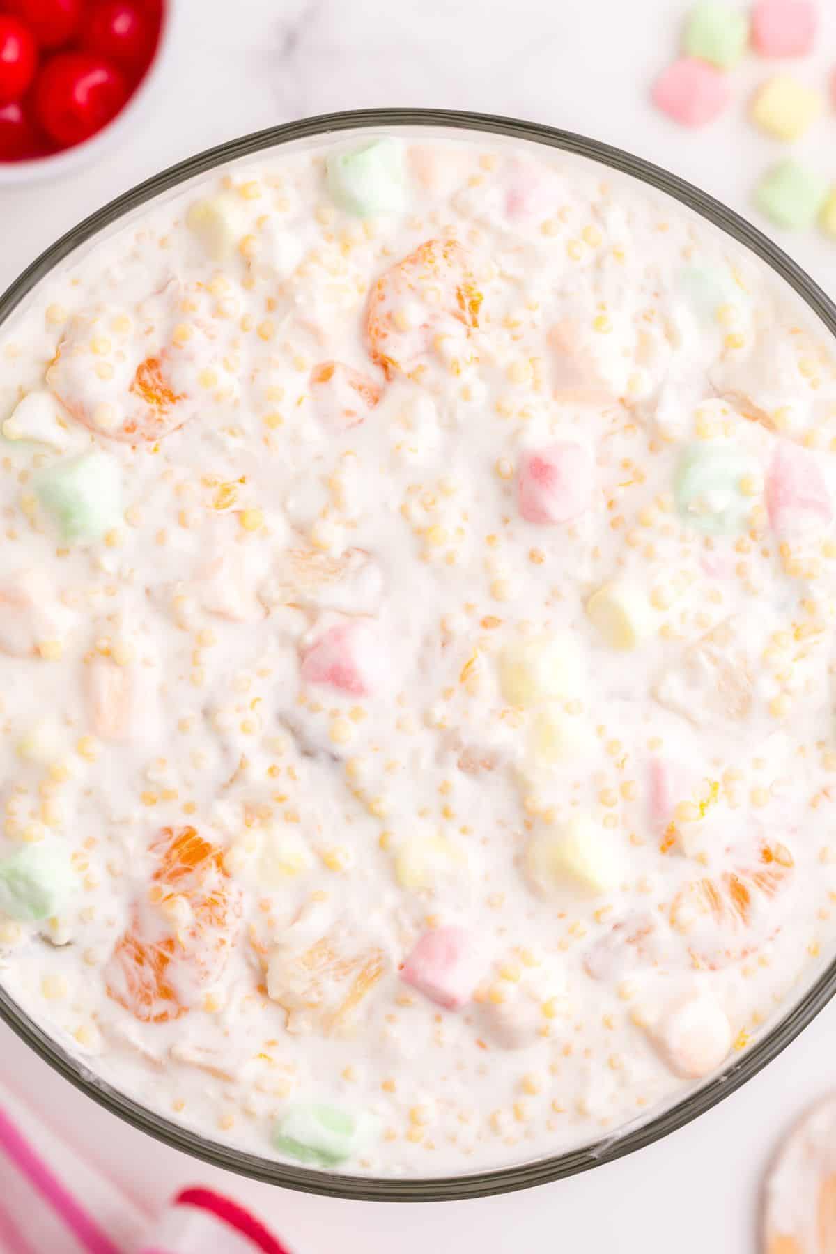 Easy Frog Eye Salad | Everyday Family Cooking