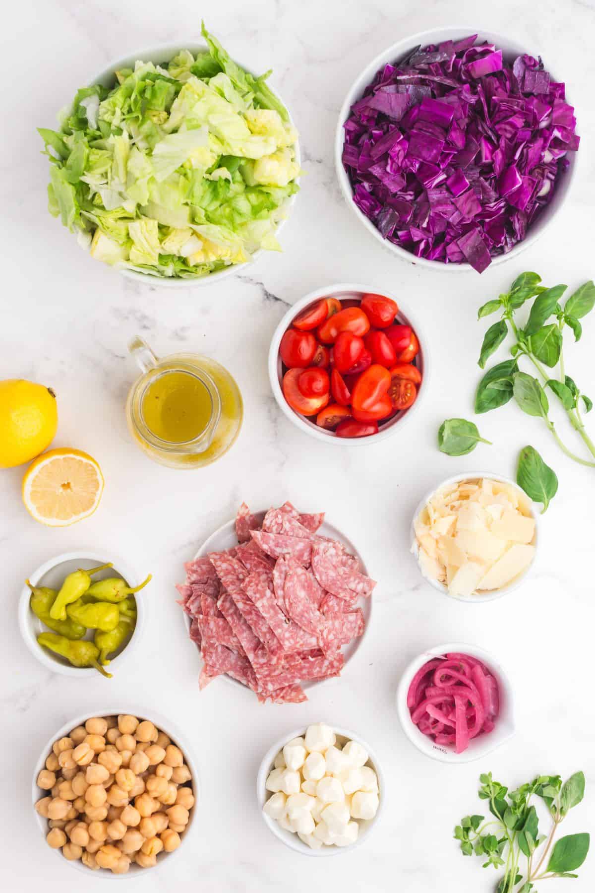 Easy Chopped Salad | Everyday Family Cooking