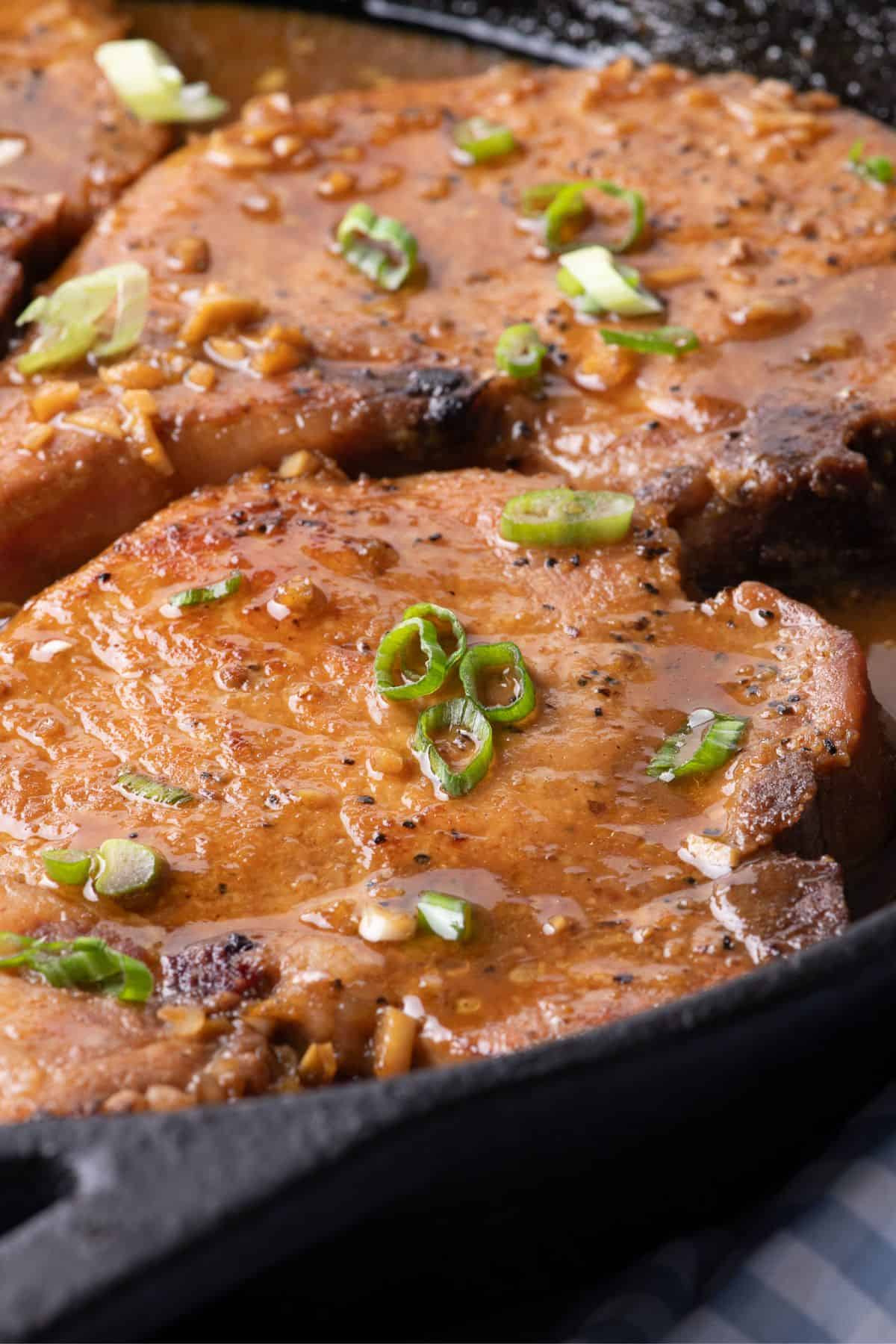 Easy Honey Garlic Pork Chops