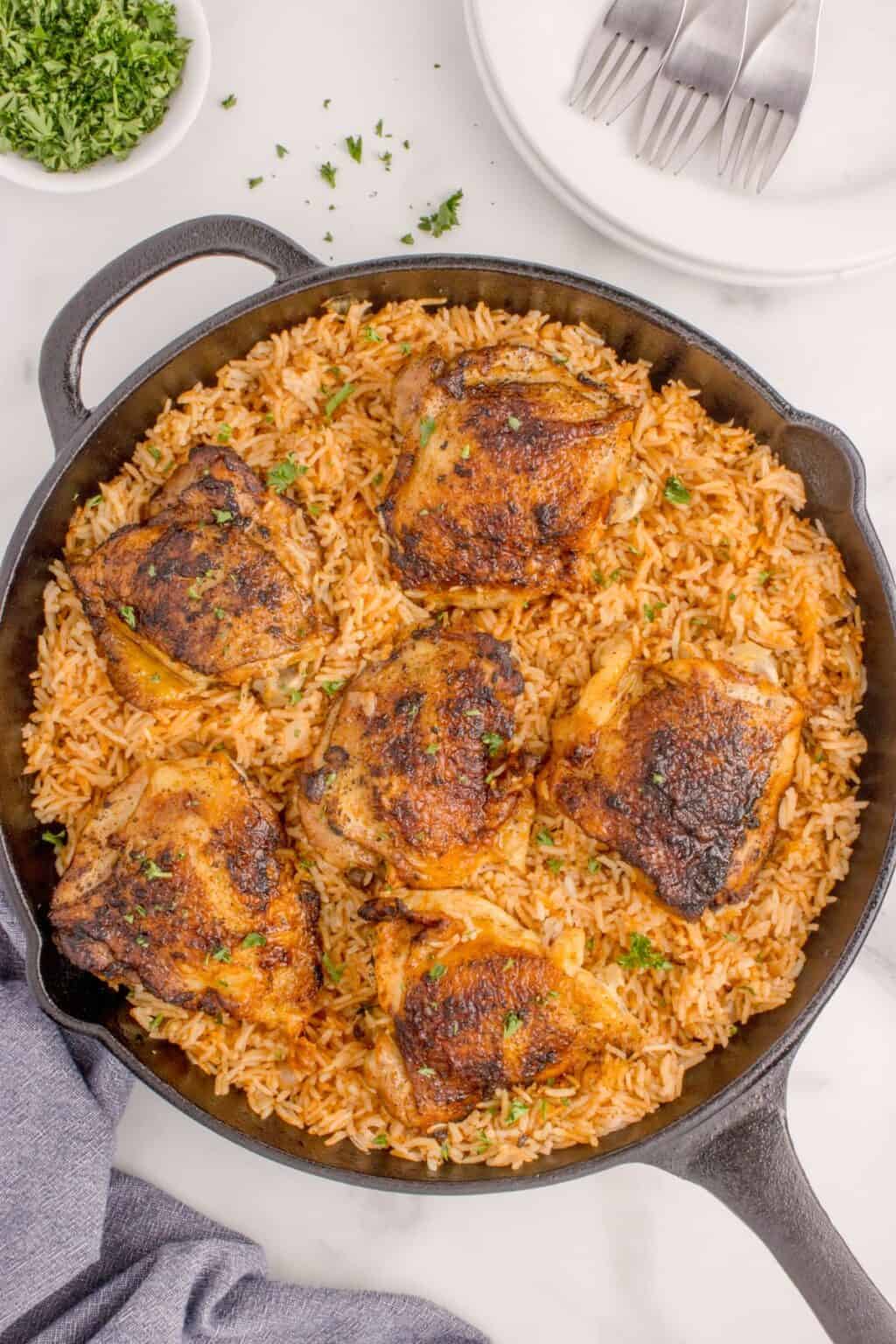 Easy One Pot Chicken and Rice
