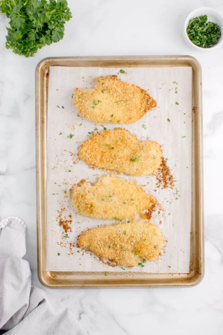 Crispy Parmesan Crusted Chicken | Everyday Family Cooking