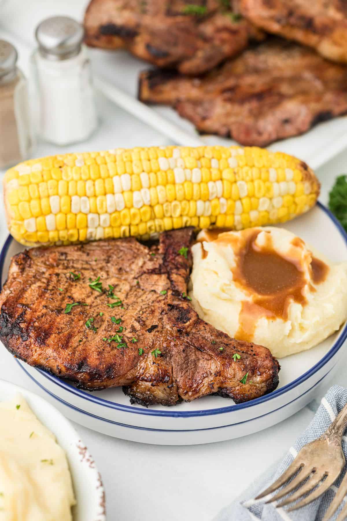 Grilled Pork Chops with 5-Ingredient Marinade