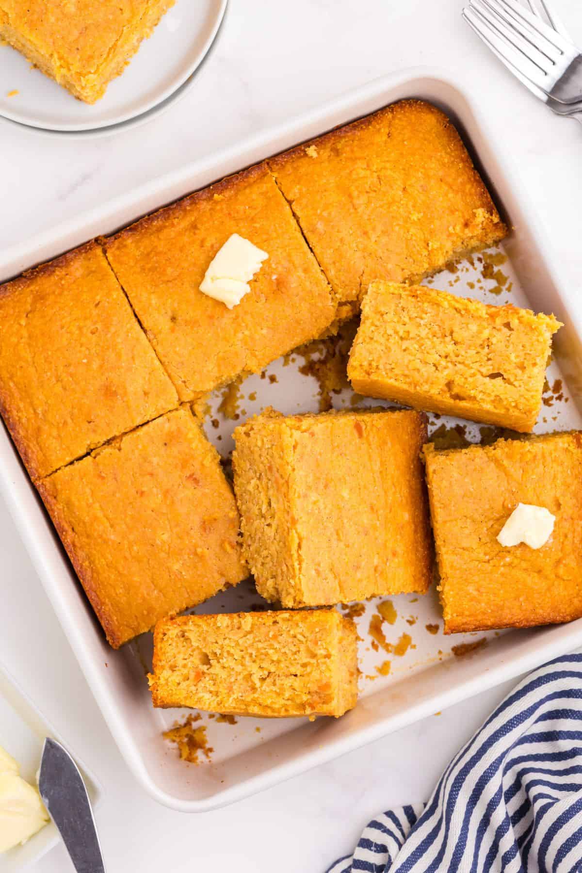Easy Sweet Potato Cornbread | Everyday Family Cooking