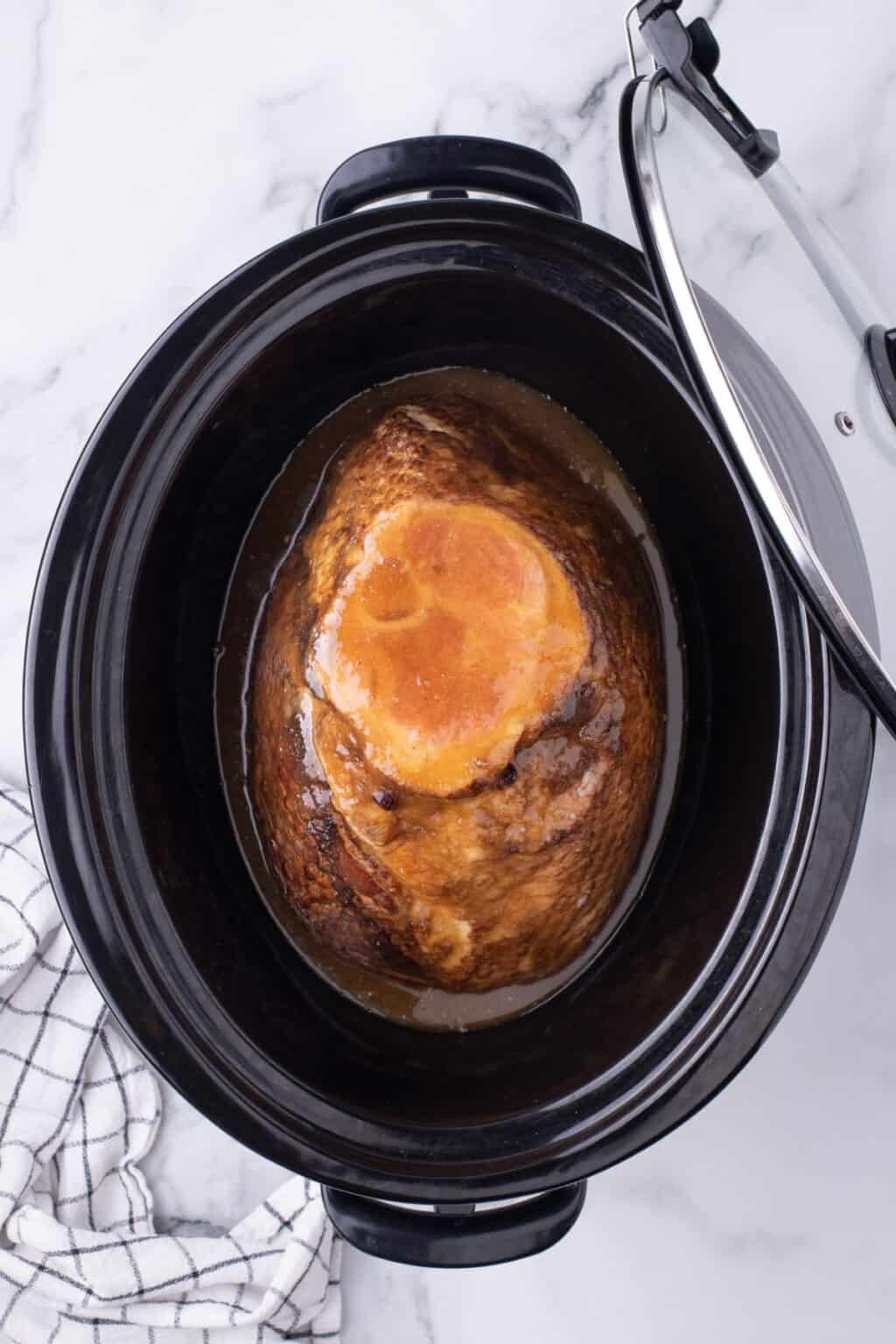 Easy Spiral Ham in the Crock Pot